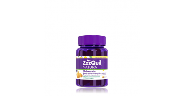 ZZZQUIL NATURA Συμπλήρωμα διατροφής με Μελατονίνη x30 ζελεδάκια με ...