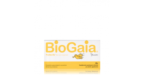 BIOGAIA Protectis Junior Προβιοτικά Μασώμενα Δισκία με γεύση φράουλα ...